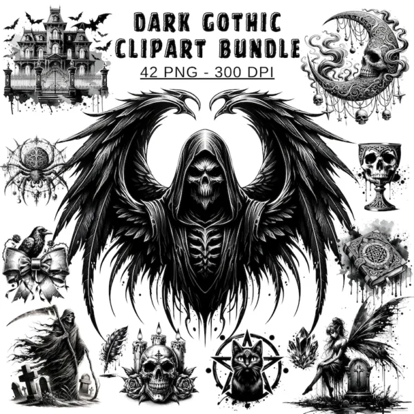 Gothic Clipart PNG 15 design – Raqami