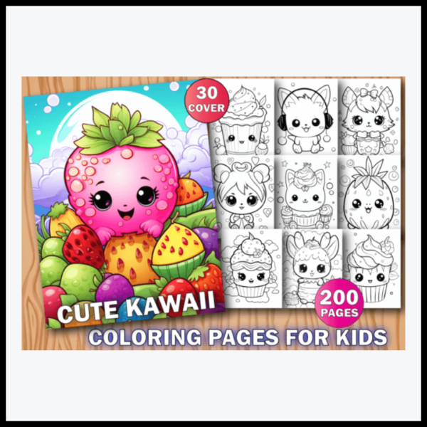 200 Cute Kawaii Coloring Pages for Kids – Raqami